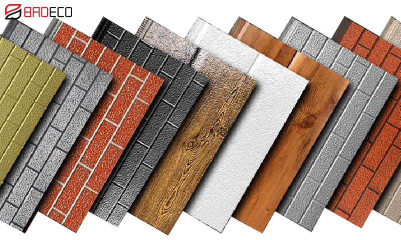 PU foam decorative metal wall panels